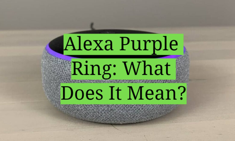 Alexa Purple Ring: What Does It Mean? - HomeProfy