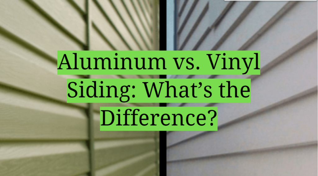 Aluminum vs. Vinyl Siding: What’s the Difference? - HomeProfy